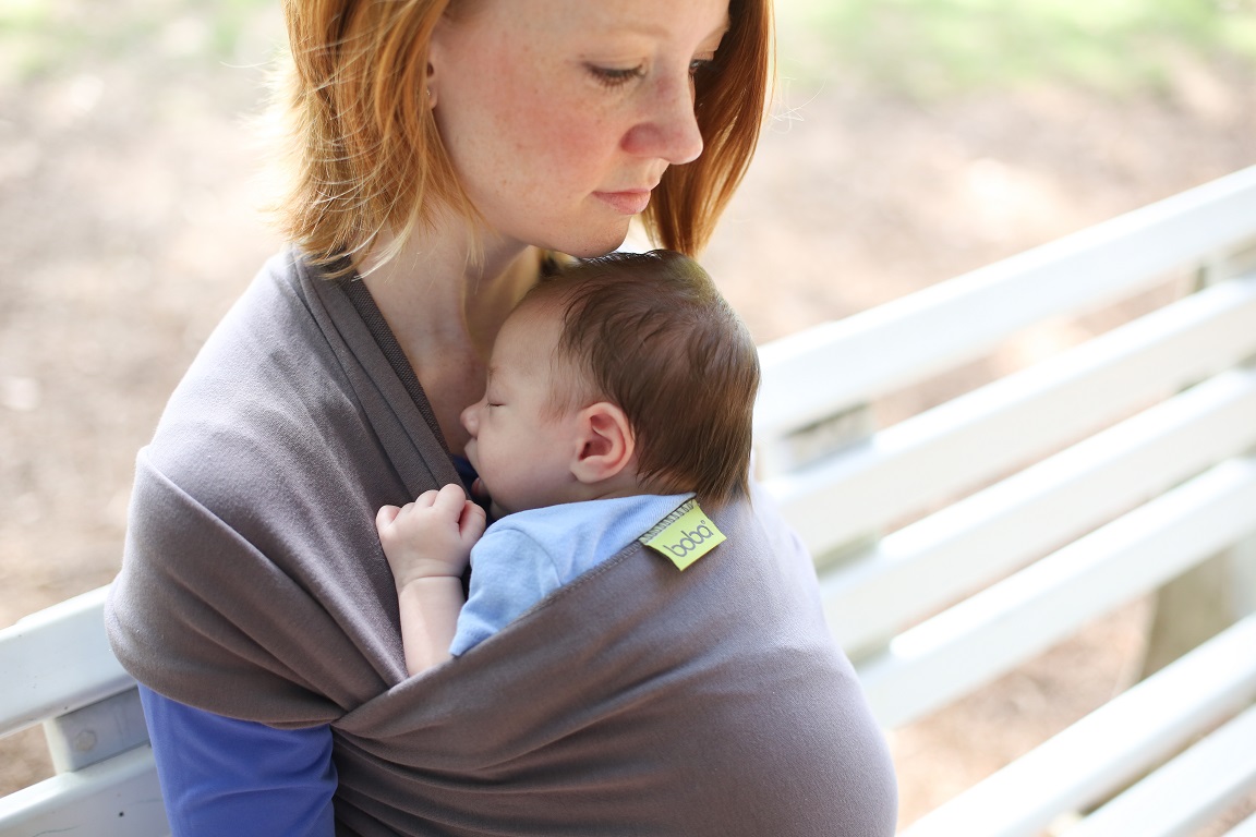 Fular elástico Boba Wrap Organic Dark Gray - Kangura.com - Portabebés ...